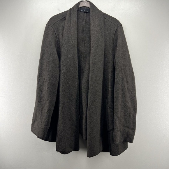 cut loose | Sweaters | Cut Loose Cardigan Womens Sm Open Front Gray ...